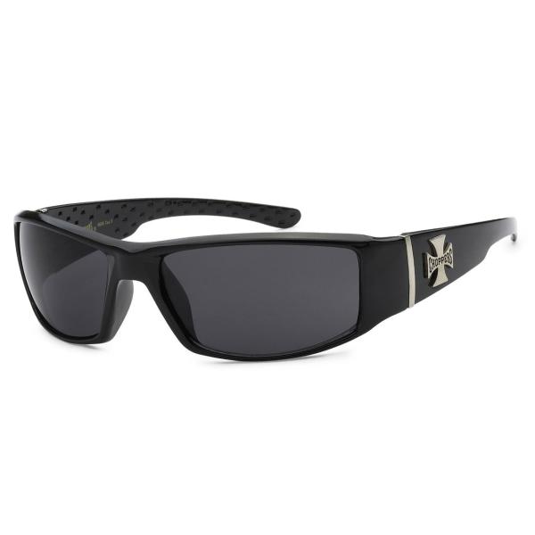 商品名: Mens Choppers Sunglasses Biker Motorcycle Logos Cross All Black Mens Choppers Sunglasses Biker Motorcycle Logos Cro...