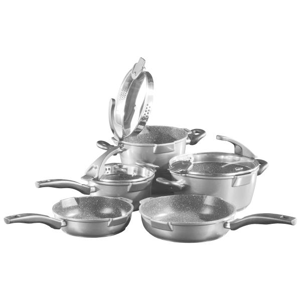 商品名: STONELINE ? 調理器具セット 8ピース STONELINE???Cookware Set 8?Piecesブランド: STONELINE商品サイズ: 8tlg高さ: 27.4cm横幅: 37.8cm奥行: 59.6cm重...
