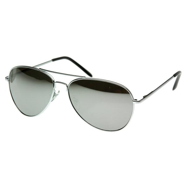 商品名: zeroUV メンズ カラー: シルバー zeroUV FULL MIRROR Mirrored Metal Aviator Sunglasses (Silver)ブランド: ZeroUV商品サイズ: 58 mm高さ: 19.30...