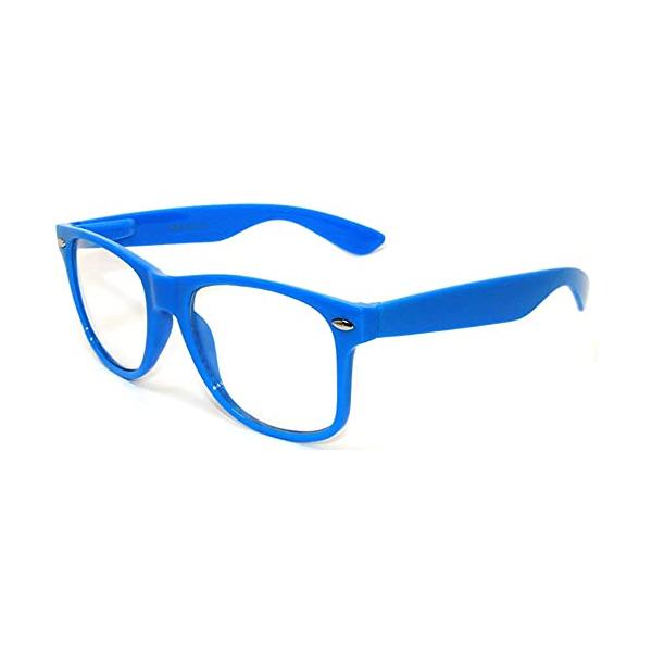 商品名:  Vintage 80's Style Sunglasses Blue Frame with Clear Lens Uv Protectionブランド: OWL高さ: 14.3002cm横幅: 5.3086cm奥行: 2.794c...