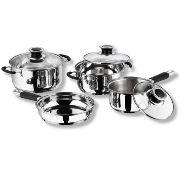 商品名: Vinod Stainless Steel Induction Friendly Master Chef Cookware Set- 4 Pieces Vinod Cookware Vinod Masterchef Cookwar...