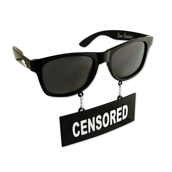 商品名: Sun-Staches ACCESSORY US サイズ: One Size カラー: ブラック Sunstaches Censored Sunglasses, Instant Costume, Party Favors, UV4...