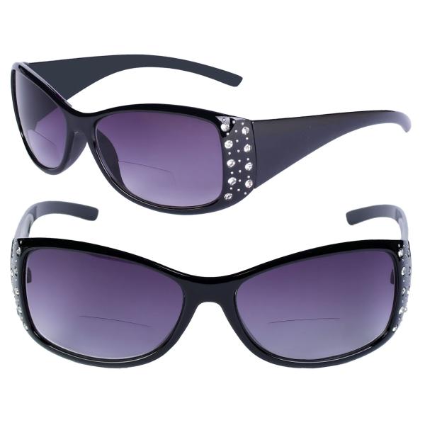商品名: Kleo レディース US サイズ: M カラー: マルチカラー Mass Vision Womens Designer Bifocal Sunglasses with Rhinestones - Hard Case Includ...