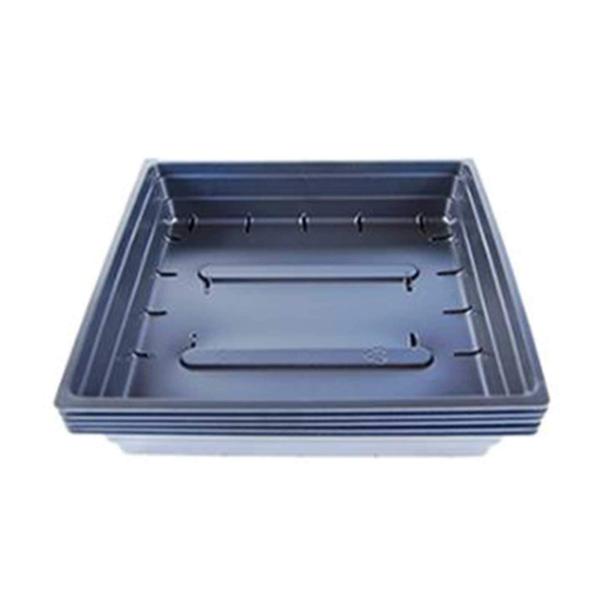 商品名:  Living Whole Foods Plant Germination Drip Trays - Pack of 100-10" by 10" Black Plastic Greenhouse Growing Trays wi...