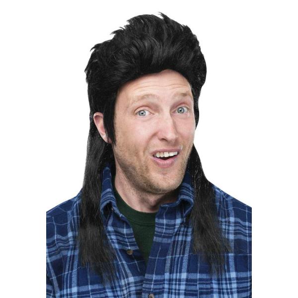 商品名:  Fun World Men's Mullet Wig Costume Accessory, black, Standardブランド: Fun World商品サイズ: Standard高さ: 4.318cm横幅: 22.606cm...