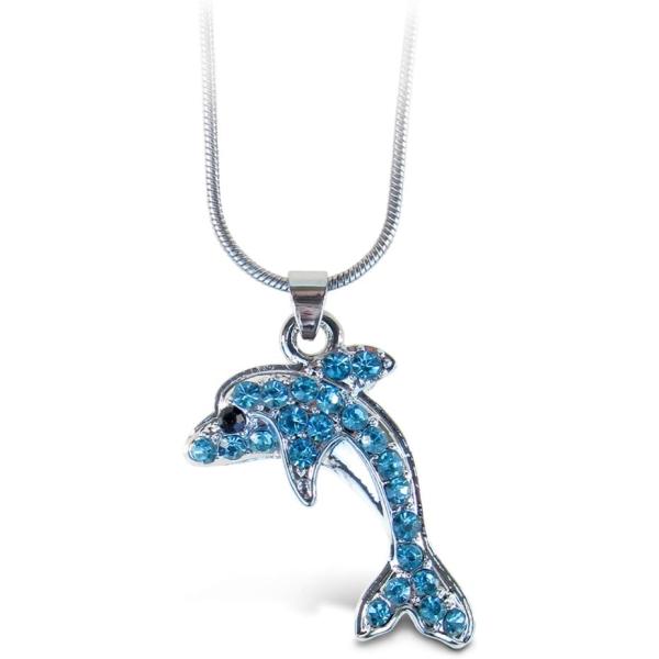 商品名Puzzled Dolphin Fashionable Necklace / Pendant Jewellery - Ocean Sea Life Collection - Unique Gift and Souvenir - Ite...