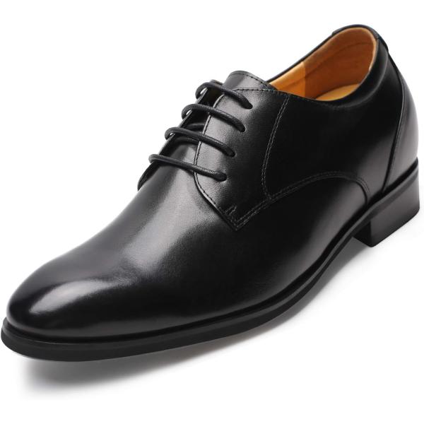 商品名[Chamaripa] 高さ増加靴メンズ高ヒール靴ドレスエレベーターシューズ2.96 "" Taller dx70h106s カラー: ブラックCHAMARIPA Men's Invisible Height Increasing E...