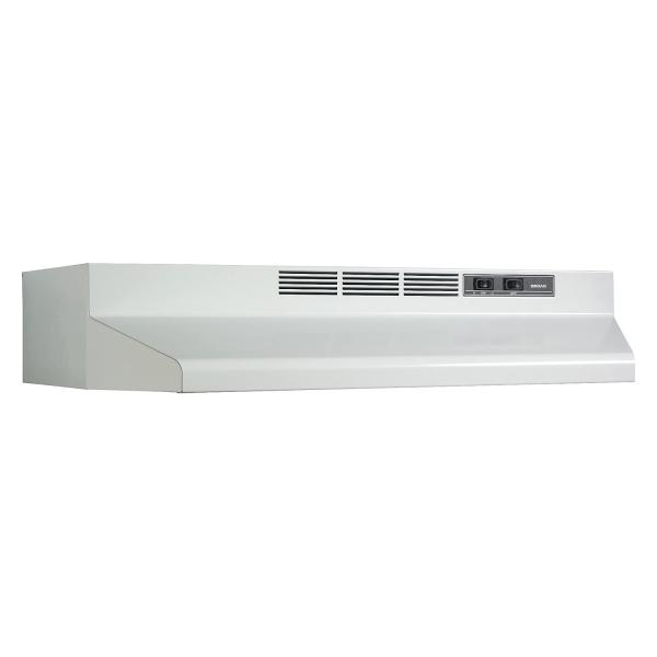商品名:  Broan F403001 30" Convertible Range Hood 160 CFMブランド: Broan高さ: 15.24cm横幅: 44.45cm奥行: 76.2cm重量: 5307g商品番号: F403001色...