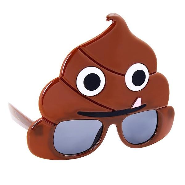 商品名: Sunstaches エモーションうんちサングラス Sun-Staches Poop Emoji Sunglasses , Costume Accessory, Funny Party Favor, , UV400 , One S...