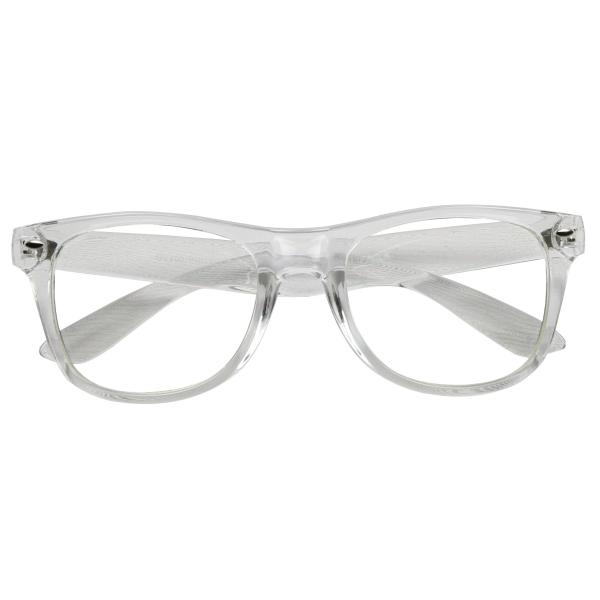 商品名: Basik Eyewear ユニセックス・アダルト US サイズ: M カラー: 透明 ShadyVEU - Translucent Clear Lens Round 80's UV Protection Rx-able Fram...