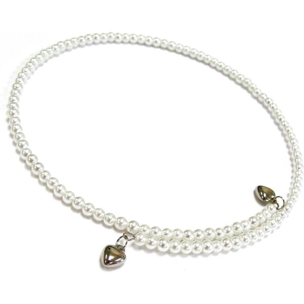 商品名Linpeng 7mm プラスチックチップビーズ メモリワイヤーチョーカー 100204-08 100204-05ALinpeng 4mm White Pearl Beads Memory Wire Choker 100204-05A...