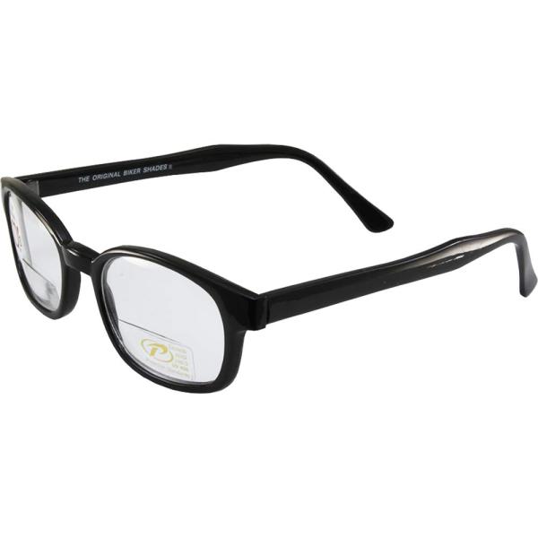 商品名:  Pacific Coast The Original KD's Biker Shades By PCSUN Black Frames +1.50 Magnification Clear Lenses, Smallブランド: Pa...