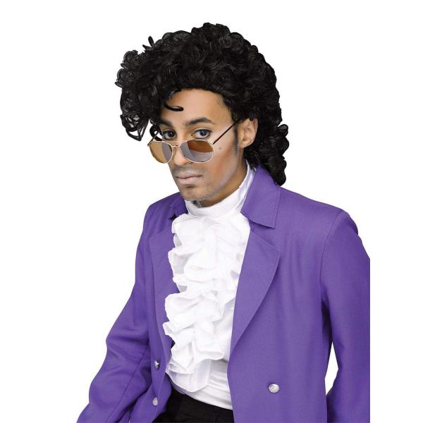 商品名: パープルレインプリンスウィッグメンズファンシードレス1980年代セレブリティ大人用コスチュームアクセサリー Fun World Men's Purple Pain Wig, Black, Standardブランド: Fun Wor...