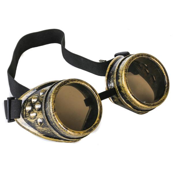 商品名: アンティーク 真鍮 ゴーグル サングラス コスプレ アビエイター スチームパンク ゴシック バーニングマン シルバー Antique Brass Goggles Sunglasses Cosplay Aviator Steampu...