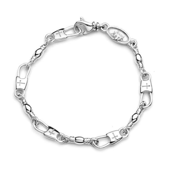 商品名: Walk to Emmaus Crossフィッシャーのメンズブレスレット Denali Designs Walk of Emmaus Cross Fisher of Men Bracelet (Large- 8.00")ブランド:...