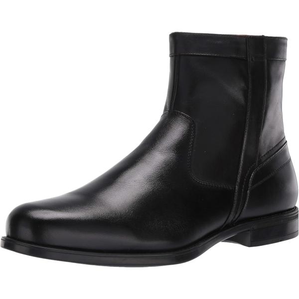 商品名Florsheim mens Medfield Plain Toe Zip Fashion Boot, Black, 10.5 Wide USブランド：Florsheim商品サイズ：10.5 Wide高さ：13.4 cm横幅：30.6...