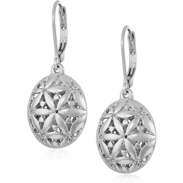 商品名[ネイピア]Napier Silver-Tone Textured Leverback Drop Earrings ジュエリー [並行輸入品]Napier Silvertone Textured Leverback Drop Earr...