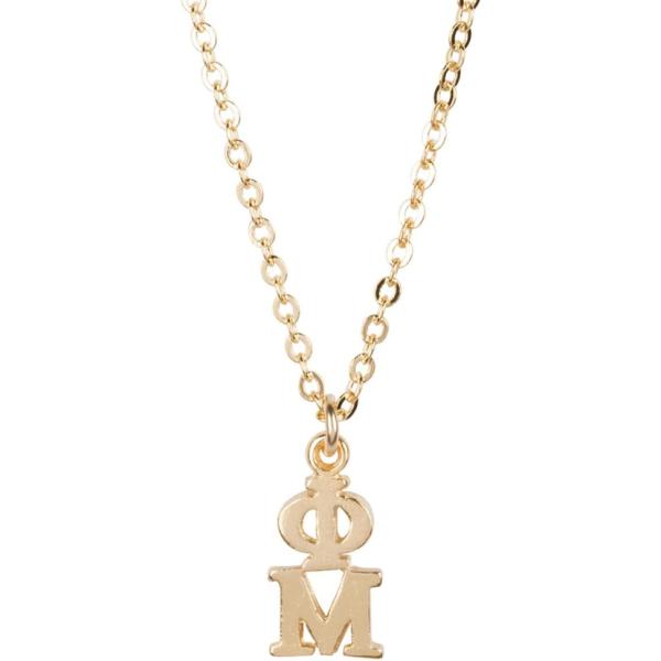 商品名Phi MuゴールドメッキペンダントネックレスGreekgear Phi Mu Gold Plated Lavaliere Necklaceブランド：Greekgear商品サイズ：商品番号：CG-PHM-GPLN色：Gold素材：