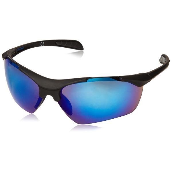 商品名: Foster Grant メンズ カラー: ブラック Foster Grant Men's Scrimmage Wrap Sunglasses, Black/Smoke with blue revo, 210.6 mmブランド: ...