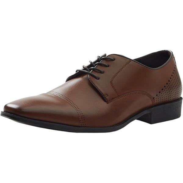 商品名Kenneth Cole Unlisted Men's Lesson Plan Oxford, Cognac, 7ブランド：Kenneth Cole商品サイズ：7高さ：12.7 cm横幅：20.6 cm奥行：35.8 cm重量：639...