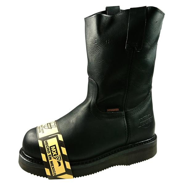 商品名: [Workmen-V] メンズ カラー: ブラック Men's Genuine Leather Steel Toe Work Boots Pull On Cowboy (7, Black)ブランド: Workmen-V商品サイズ:...