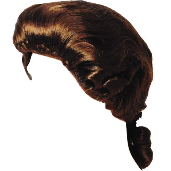 商品名:  Standard Colonial Man Color Black - Lacey Wigs Washington Hamilton 18th Century Revolution Ponytail PatriotBundle ...