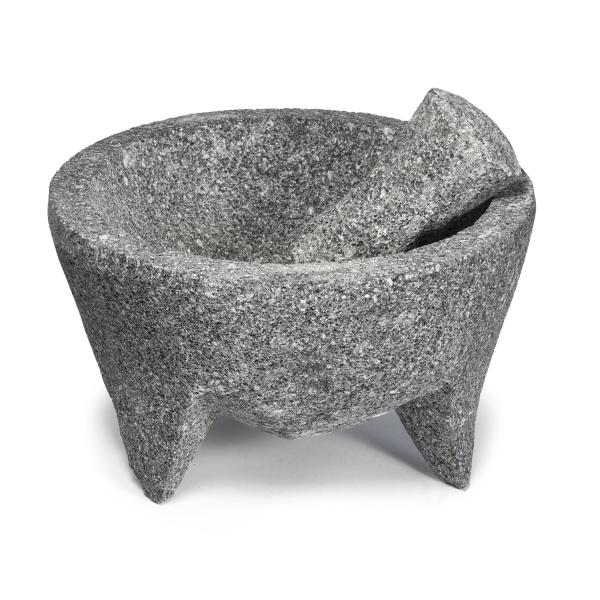 商品名:  Authentic Mexican Molcajete Natural Volcanic Stone - Molcajete Mexicano 8" 1/2 Inchブランド: MexART高さ: 12.7cm横幅: 12.7c...
