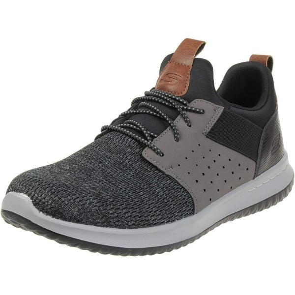 商品名[スケッチャーズ] スニーカー DELSON-CAMBEN メンズ ブラック×グレー 27.5 cm 2ESkechers Men's Classic Fit-Delson-Camden Sneaker,black/Grey,9.5 ...