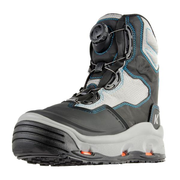 商品名: (9, Gray/Blue/Black) - Korkers Darkhorse Women'S W/Felt &amp; Kling-On Soles, Colour Grey/Aqua (Fb2710) Korkers Wom...