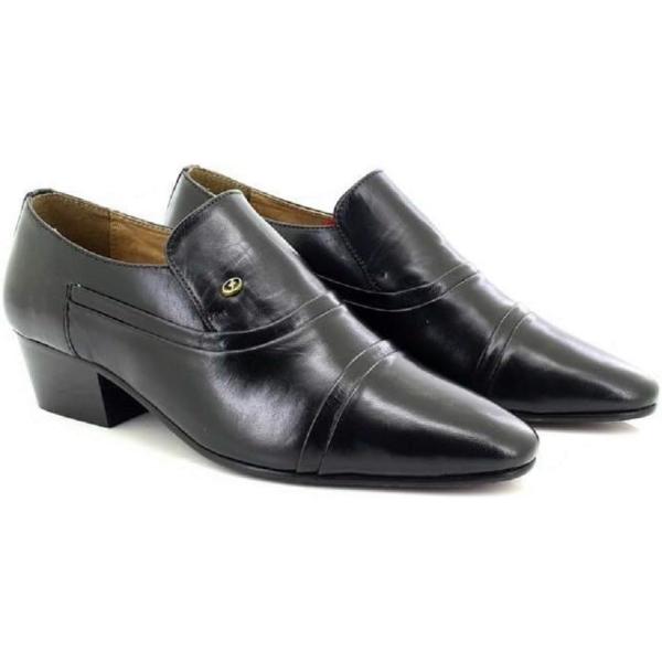 商品名Mens Lucini Black Leather Smart Formal Slip On Cuban Heel Shoes 26287, Black, 8ブランド：ShuCentre商品サイズ：8重量：0 g商品番号：色：Blac...