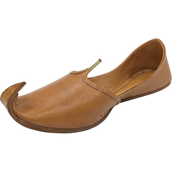 商品名Step N Style タン メンズ Khussa シューズ Mojari Ethnic Boho Rajasthani Jaipuri Punjabi Jutti US サイズ: 9 カラー: ブラウンStep n Style T...