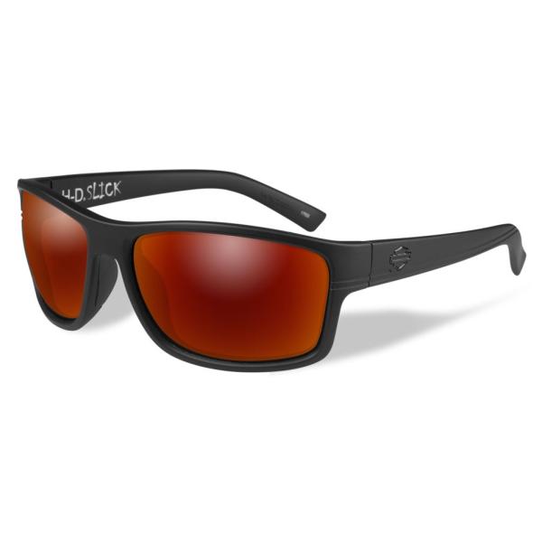 商品名: Wiley X APPAREL メンズ カラー: ブラック Harley-Davidson Men's Slick Sunglasses, Red Mirror Lens/Black Frames HASLK11ブランド: Wil...