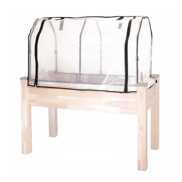 商品名: CedarCraft 温室カバー 長さ43インチ x 幅22インチ x 高さ24インチ ヘルシーな植物に微気候を提供 フレーム&amp;カバー付き プランターは含まれません カバーのみ CedarCraft Greenhouse ...