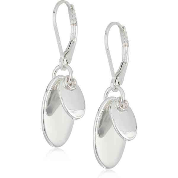 商品名Chaps Women's Layered Disc Drop Leverback Drop Earrings, Silverブランド：Chaps商品サイズ：0高さ：1.9 cm横幅：5.9 cm奥行：7.2 cm重量：1284 g商...
