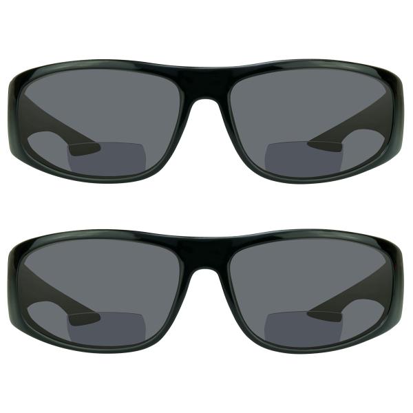 商品名: proSPORTsunglasses メンズ Tailpipe bifocal 7971 US サイズ: L カラー: グレー proSPORT Bifocal 2 Pair Combo +2.25 Sporty Wraparou...