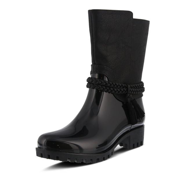 商品名: Spring Step レディース GLOVERB US サイズ: 39 M EU Medium EU (US 8.5 US) カラー: ブラック Spring Step Women's Glover Rain Boot, Bla...