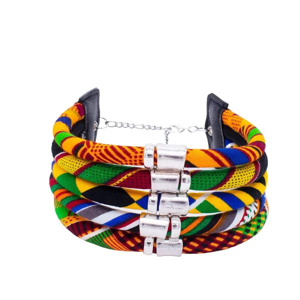 商品名Kente Choker | Kitenge Choker | African Print Collar | Sunkissed Marula Kente Choker | Ankara Choker | African choker...