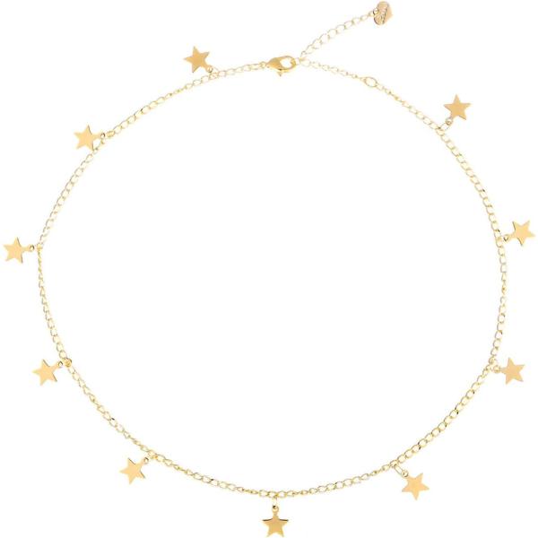 商品名fremttlyレディースシンプル繊細なハンドメイド14 K Gold Filledシンプル繊細なハート星とバーネックレスチョーカーネックレスS.J JEWELRY Women Simple Delicate Full Moon 14...