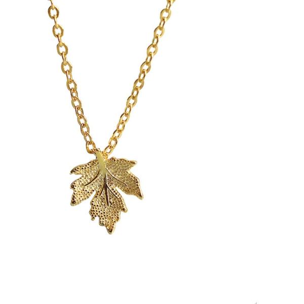 商品名ファッショナブル クリエイティブ 天然葉 麻 カエデの葉 ペンダントネックレス 鎖骨チェーン付きFashionable creative natural leaves hemp maple leaf pendant necklace ...