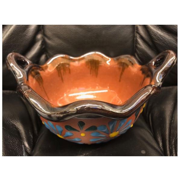 商品名: メキシコ製 カズーラ エフィガ チカ カゾ デ バロ キャセロールディッシュ ボウル スープ シリアル ビーン ライス モール フリホル カーニタス 7.5インチ クレイウォック コマル フライ メキシコ Made in Mexi...