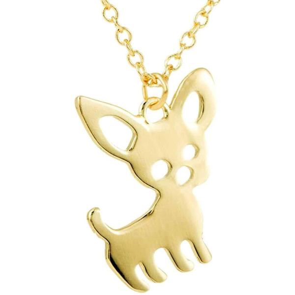 商品名MIXIA キュート チワワ ペットペンダントネックレス レディース ジュエリー ギフト アニマル ペット 子犬 ネックレス コリアーネックレスQIAN0813 Cute Chihuahua Pet Pendant Necklaces...