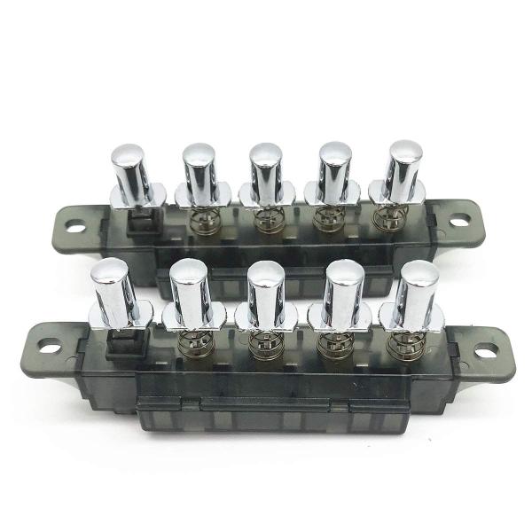 商品名:  XMHF 5 Push Button Piano Type AC 250V 4A MQ165 Key Board Switch for Range Hood 2Pcsブランド: XMHF高さ: 11.43cm横幅: 6.604c...