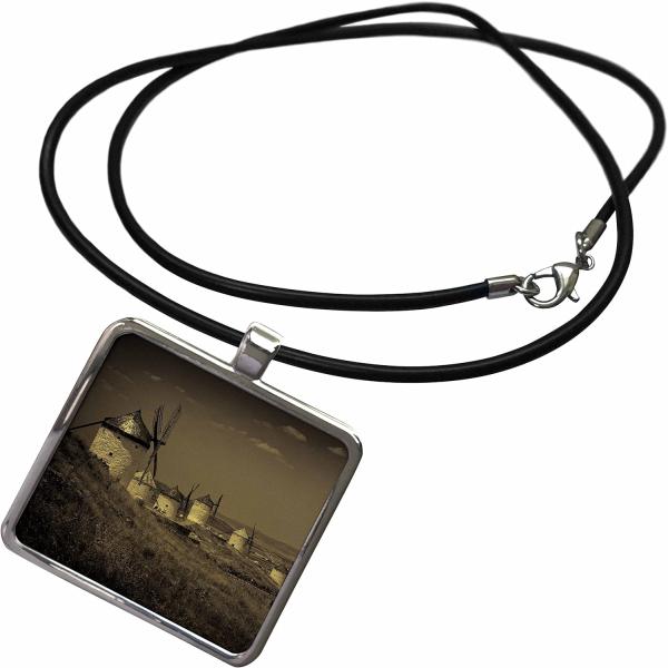 商品名3dRose Danita Delimont - Julie Eggers - Windmills - Spain, Toledo Province, Consuegra. Antique La Mancha windmills. -...