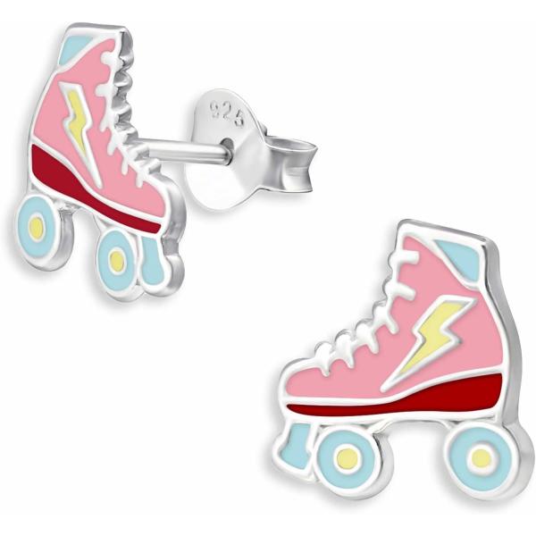 商品名Monkimau Roller Skate Earrings For Girls Roller Blades Stud Earrings Rollerblades For Women Valentine Gift Hypoallerg...