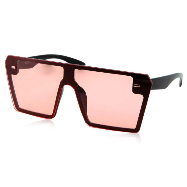 商品名: grinderPUNCH ユニセックス・アダルト US サイズ: L カラー: ピンク grinderPUNCH Modern Oversize Pink Color Tone Square Sunglassesブランド: gri...