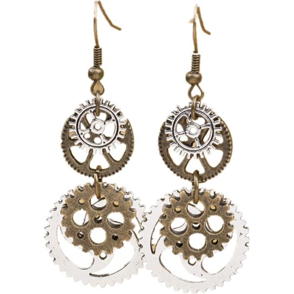 商品名SAE99 スチームパンクコレクション ダングルドロップイヤリング (ギアスタイル002)SAE99 Steampunk Collection Dangle Drop Earrings (Gear Style 002)ブランド：SAE...