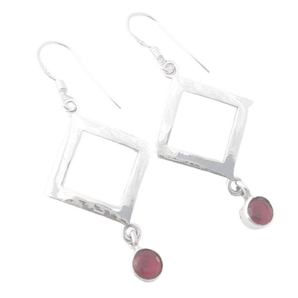 商品名Kanika Jewelry Trove 925 Sterling Silver Ruby Handmade Drop And Dangle Earrings for Women &amp; Girlブランド：Kanika Jewel...