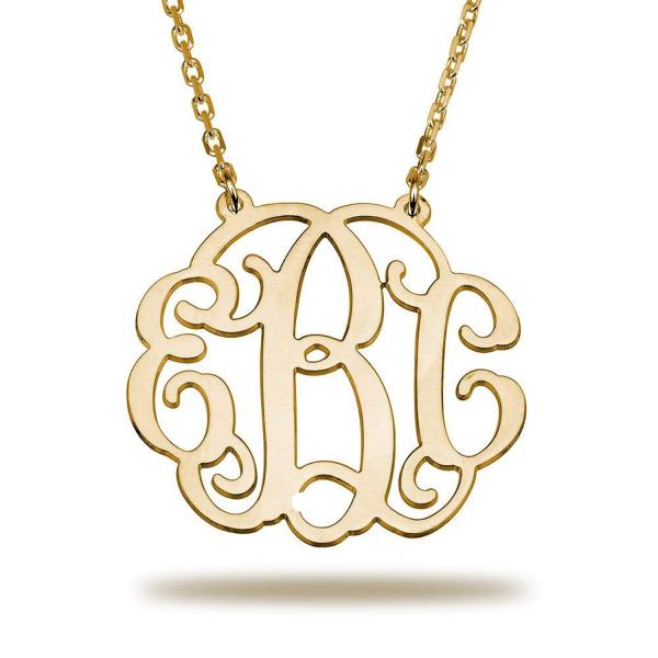 商品名: LONAGO モノグラムネックレス スターリングシルバー パーソナライズネームネックレス カスタマイズ可 LONAGO Monogram Necklace Sterling Silver Personalized Name Nec...