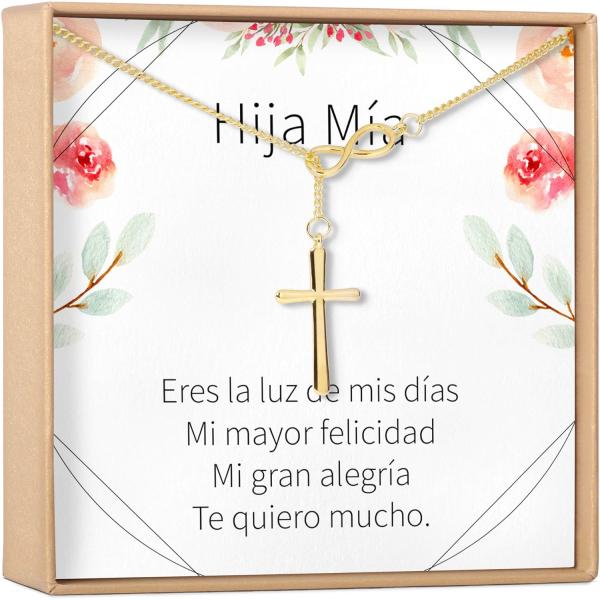 商品名Dear Ava Collar Regalo para Hija, Regalo para Cumplea os, D a del Ni o, Infinity CrossDear Ava Infinity Necklace For ...