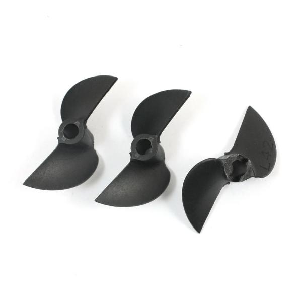 商品名: Aexit 3ピース4214L 42ミリメートル径P / D1.4 2ベーンブラックプラスチックCW正回転プロペラ小道具用RC船ボートモデル(WSM RC Bateau en plastique Noir CW H〓lice Pr...